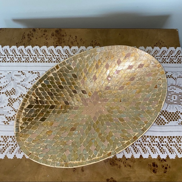 Kitchen | Gold Color Plate Display Plate | Poshmark
